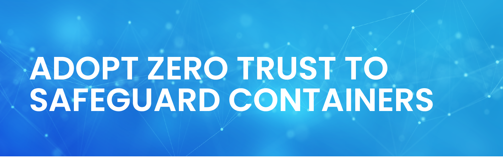 Adopt Zero Trust to Safeguard Containers • Anchore